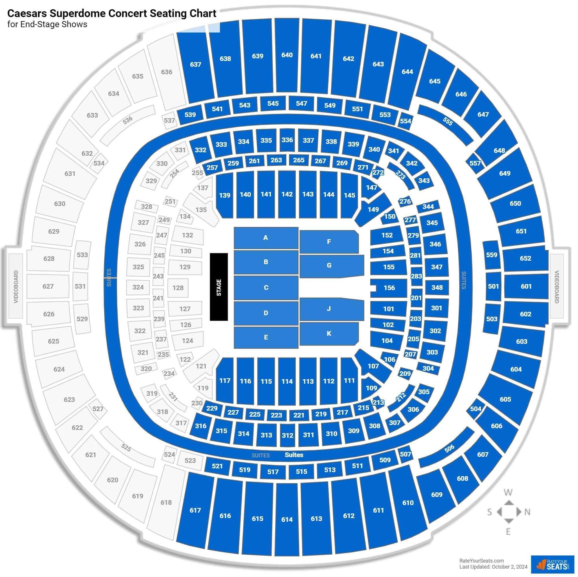 Taylor Swift New Orleans 2024 Concert Tickets | Caesars Superdome ...